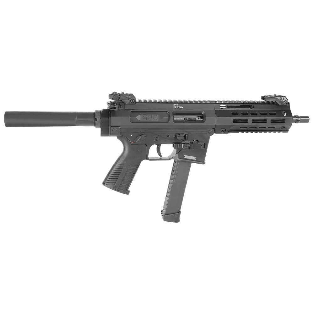 B&T SPC9-G 9mm Black Pistol w/Arm Brace Adapter & Glock Lower BT-500003 ...