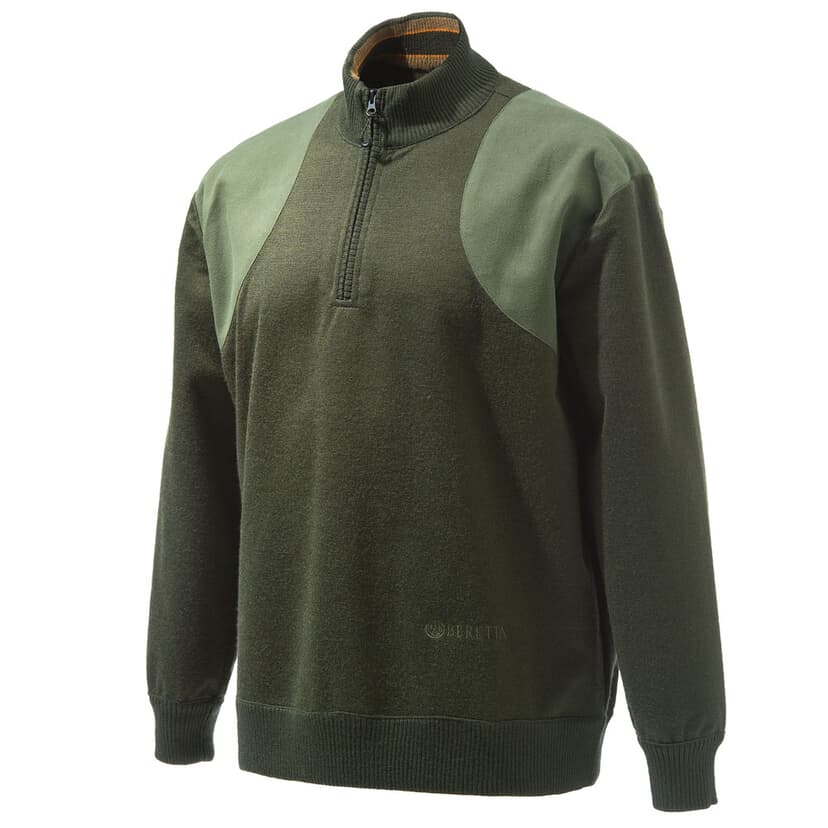 Beretta Honor Windstop Quarter-Zip Sweater Green Small PU511T16560715S ...