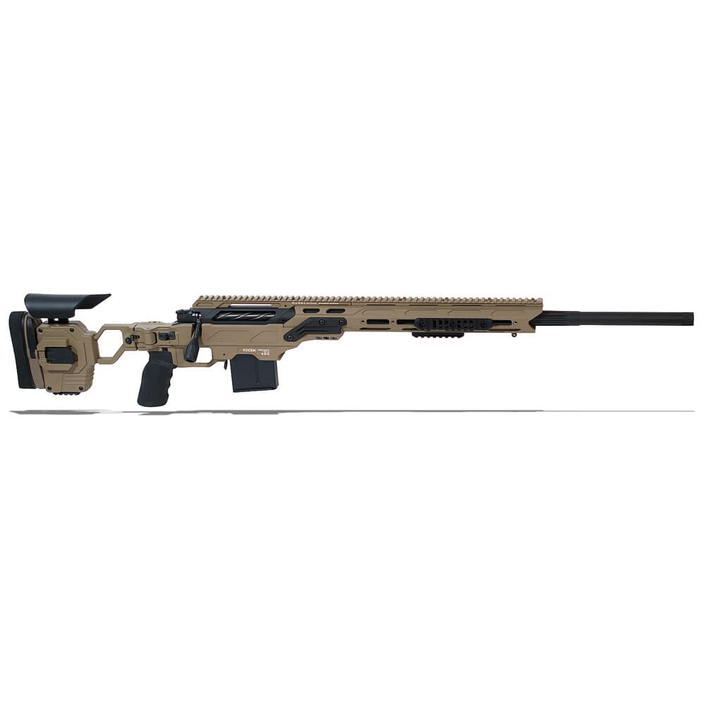 Cadex Guardian Lite Hybrid Tan/Black Rifle 6.5 Creedmoor 24\" 20 MOA ...