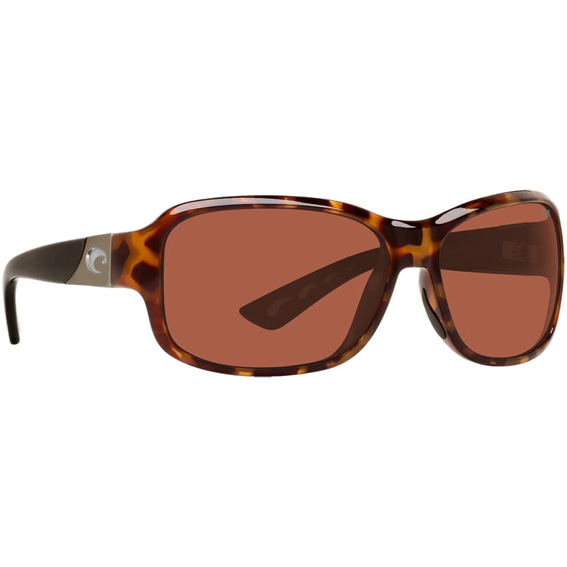 Costa Inlet Retro Tortoise w/Black Temples Frame Sunglasses w/ Copper ...