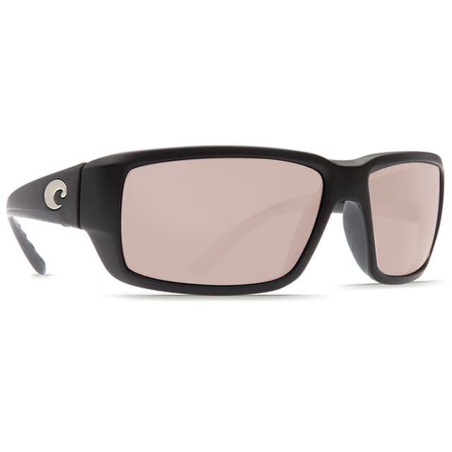 Costa Fantail Matte Black Global Fit Frame Sunglasses w/ Copper Silver ...