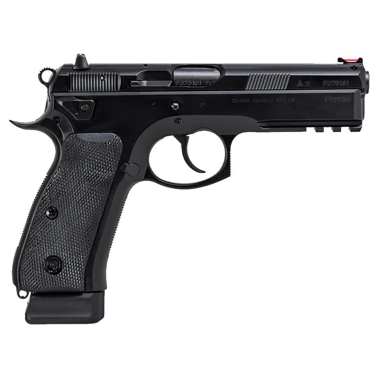 CZ-USA 75 SP-01 Tactical 9mm Blk 19rd Handgun w/Luminescent Front/Rear ...