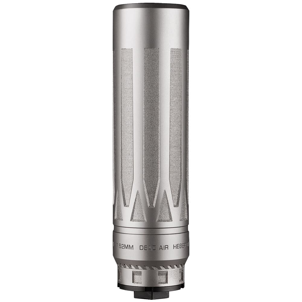 Dead Air Nomad Ti XC .30 Cal 6.74" Silver Direct Thread Silencer (NFA ...