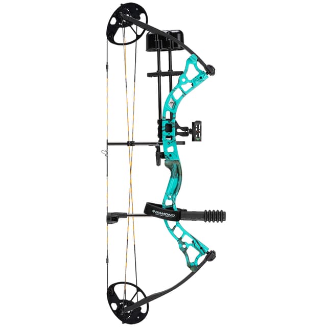 Diamond Archery Infinite 305 LH 7-70# Teal Country Roots Bow w/Pkg ...