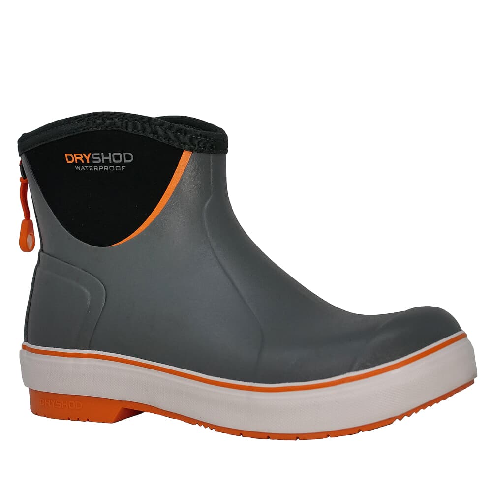Dryshod Slipnot Deck Boot Grey/Orange Boots SLN-MA-GY-M For Sale - EuroOptic