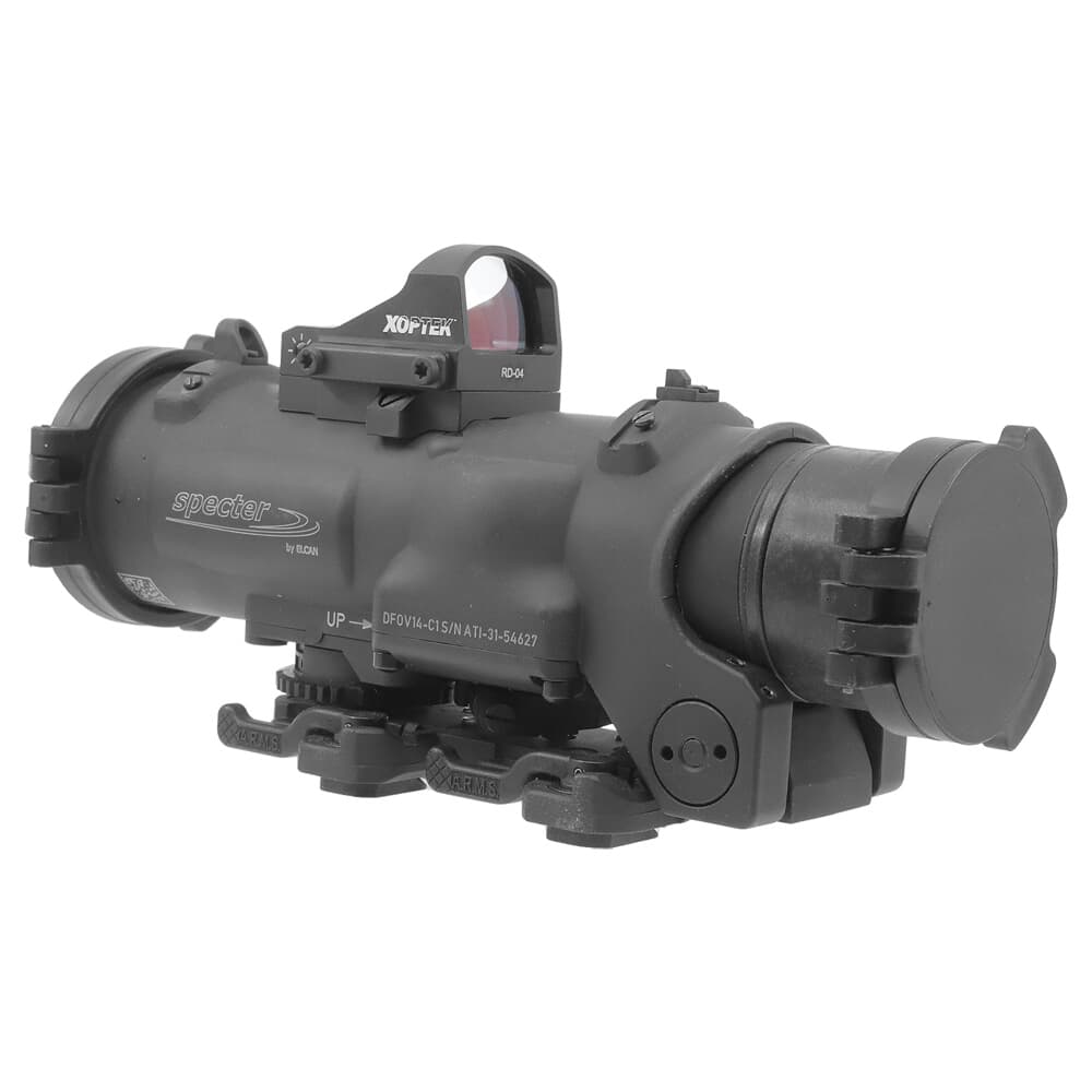 Elcan SpecterDR 1-4x 5.56mm Riflescope w/Flip Covers, ARD, A.R.M.S ...