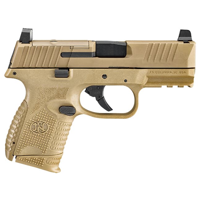FN 509 Compact MRD 9mm NMS FDE/FDE Pistol w/ (2) 10Rd Mags 66-100575 ...