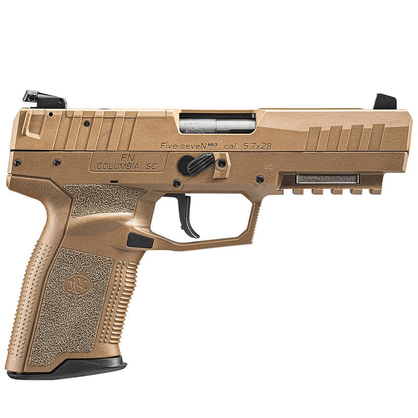 FN America Five-seveN MRD 5.7x28mm 4.8" Bbl Optics-Ready FDE/FDE Pistol ...