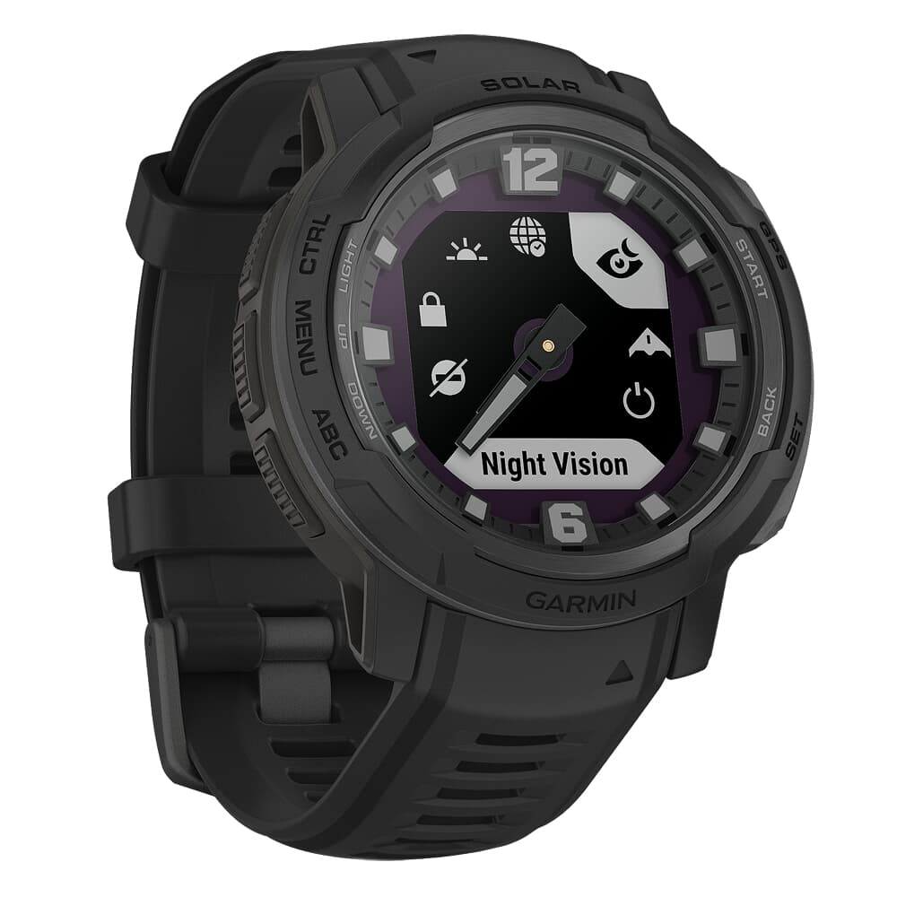 Garmin Instinct Crossover Solar Tactical Edition Smartwatch 010-02730 ...