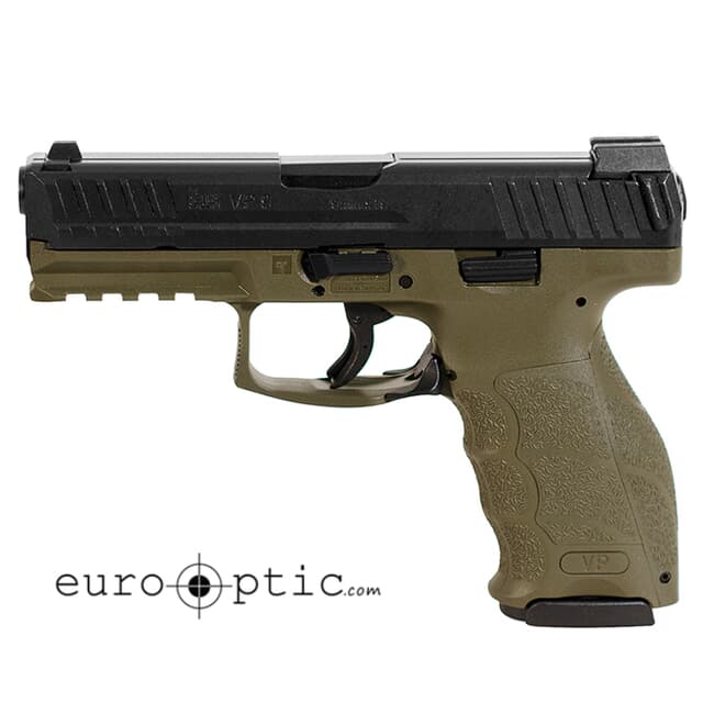 Heckler Koch VP9 9mm 15rd OD Green Pistol 700009GRLE-A5 | Flat Rate ...