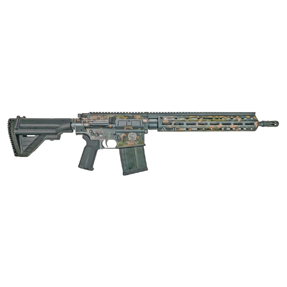 HK 75th Anniversary MR762A1 7.62mm Semi-Auto Flecktarn Rifle w/(4) 20rd ...