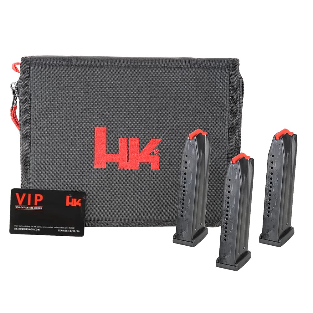 HK VP9 Accessories Tac Pack w/Soft Case, (3) 17rd Magazines, & $50 HK ...