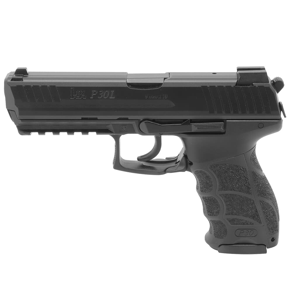 HK P30L, Long Slide (V3) 9mm DA/SA Pistol w/ Rear Decocking Button, (3 ...