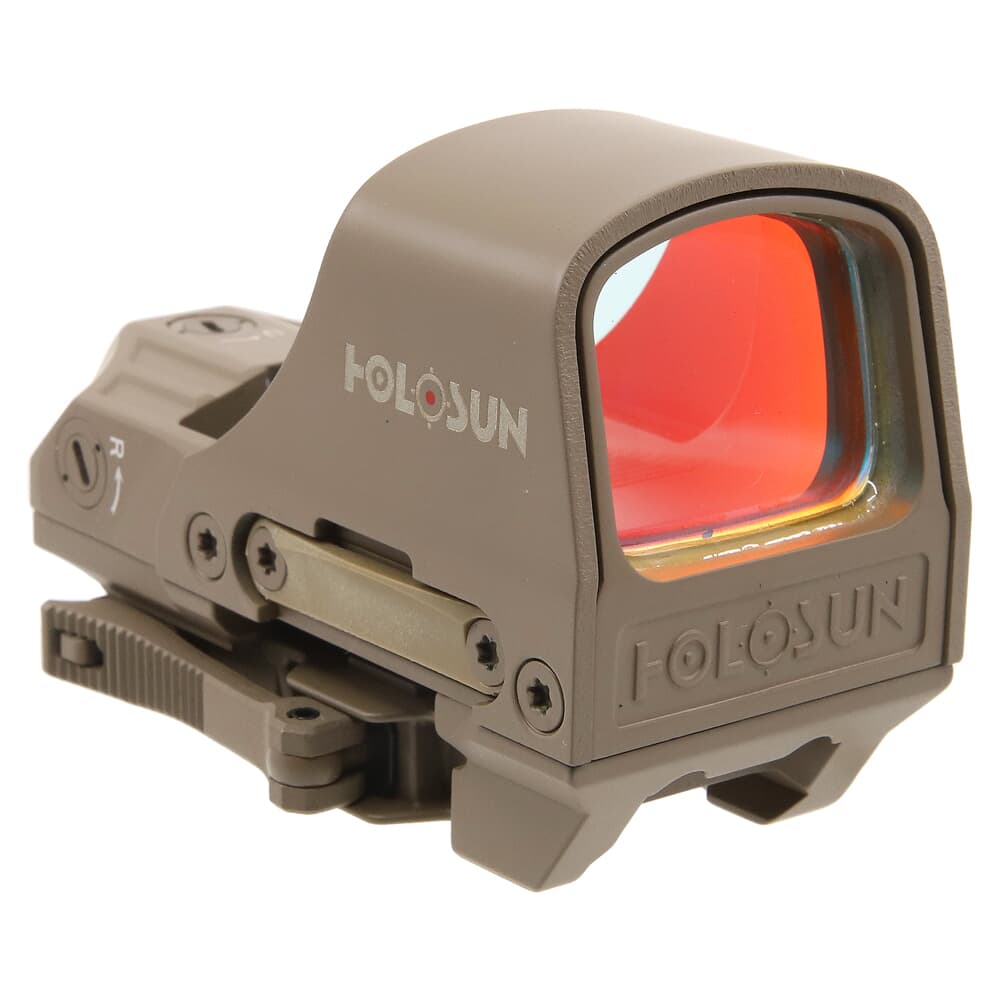 Holosun HS510C-GR Green Multi-Reticle Circle Dot FDE Reflex Sight w ...