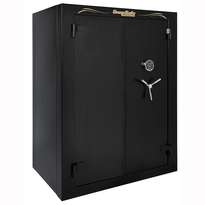 SnapSafe Super Titan XXL Black 56-Gun Double Door Modular Safe w ...