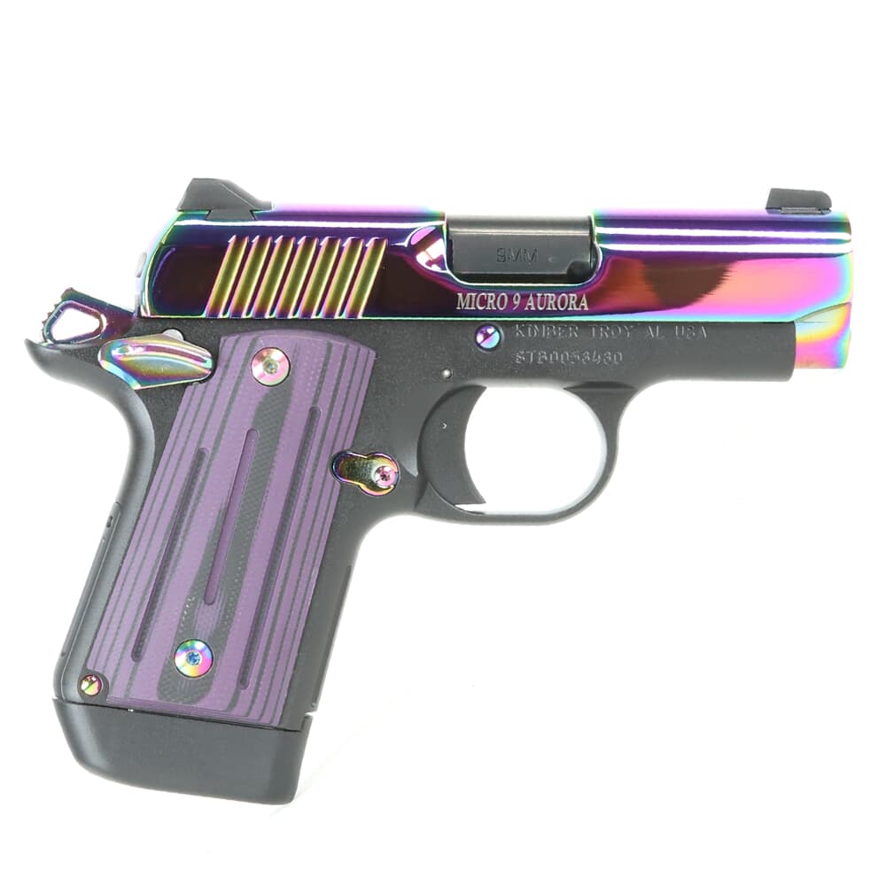 Kimber Micro 9 Aurora Custom 9mm Pistol 3300240 For Sale! - Scopelist