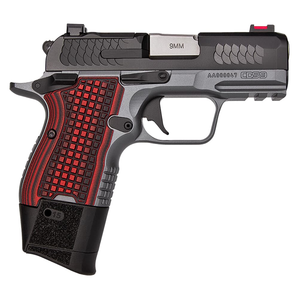 Kimber CDS9 Rail 9mm 13rd/15rd Optics Ready Black/Gray Pistol 3600003 ...