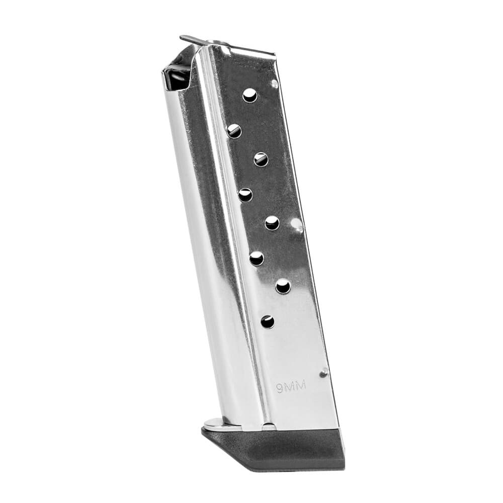 Kimber Full-Size 1911 9mm 9rd Stainless Mag w/Extended Base Pad 4200380 ...