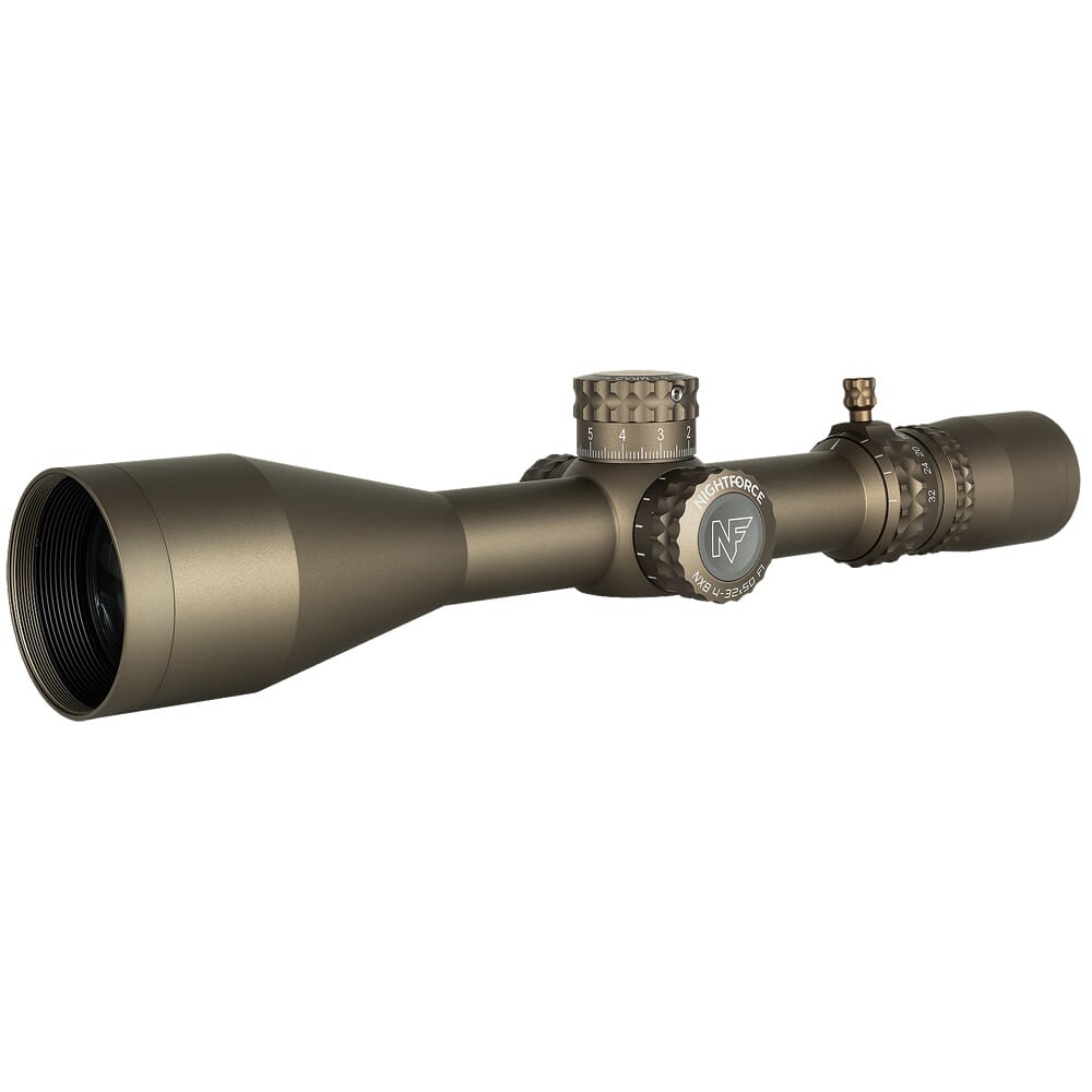 Nightforce NX8 4-32x50mm F1 ZeroStop .1 MRAD DigIllum PTL Mil-XT Dark ...