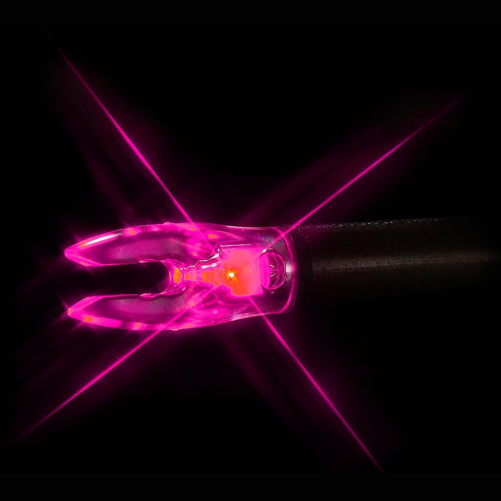 Nockturnal FIT Universal Pink Lighted Nock 3pk NT-312 For Sale - EuroOptic