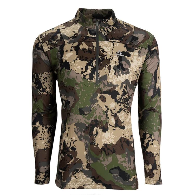 Pnuma Outdoor Renegade 1/4 Zip Pullover Caza Veil Camo S P302CS For ...