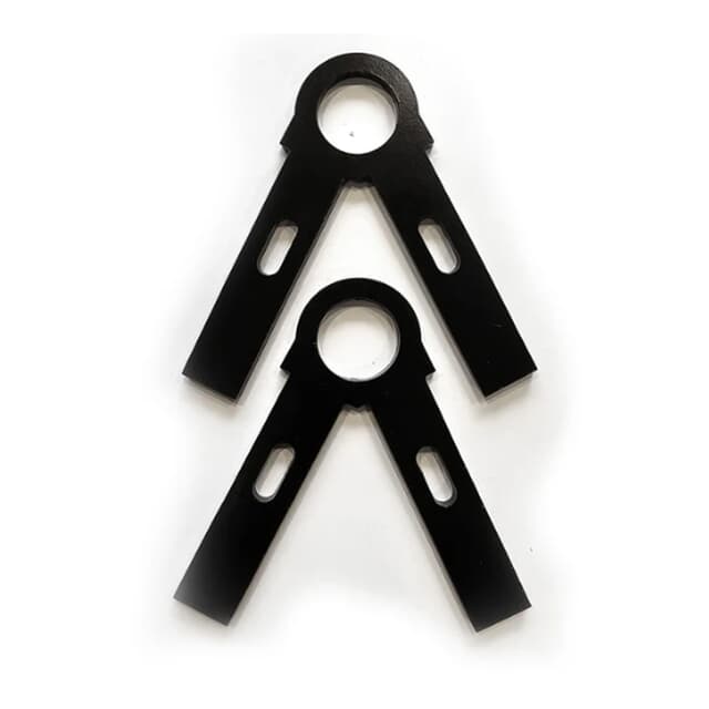 Precision Targets 1" Conduit Leg/Cross Bar Brackets 2pc 1-CLCBB-2 For ...