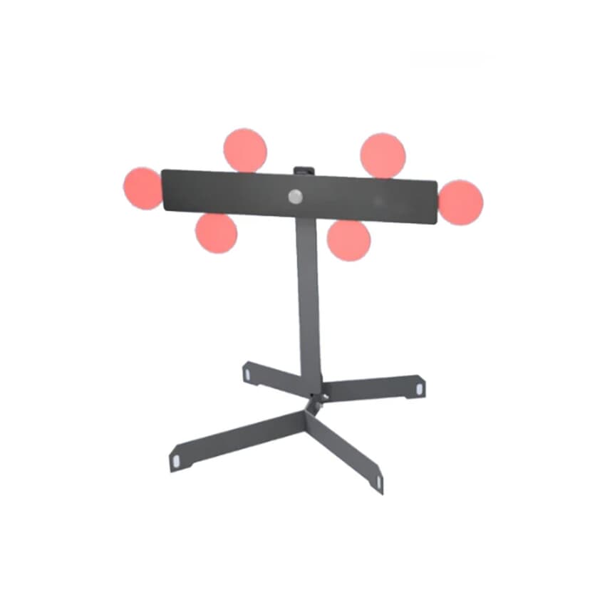 Precision Targets Double Triple Thread 3/8" AR500 6-Plate Rack DTT-3-8 ...