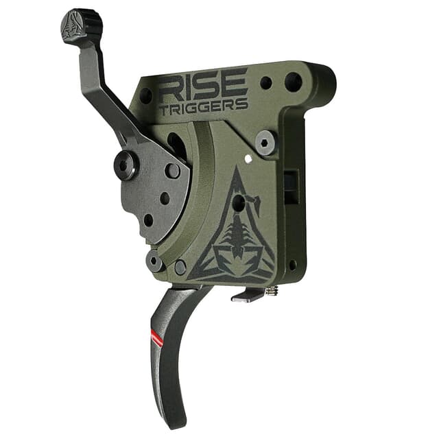 RISE Armament Reliant Hunter Curved 2-5 lbs Green/Black Trigger w/Bolt ...