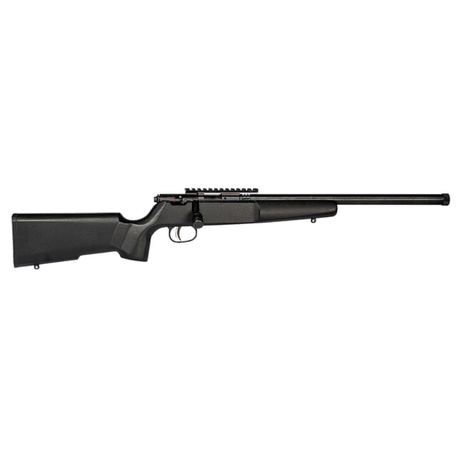 Savage Arms Rascal Target .22 LR 16.13" 1:16" 1/2x28 Bbl Black Hardwood ...