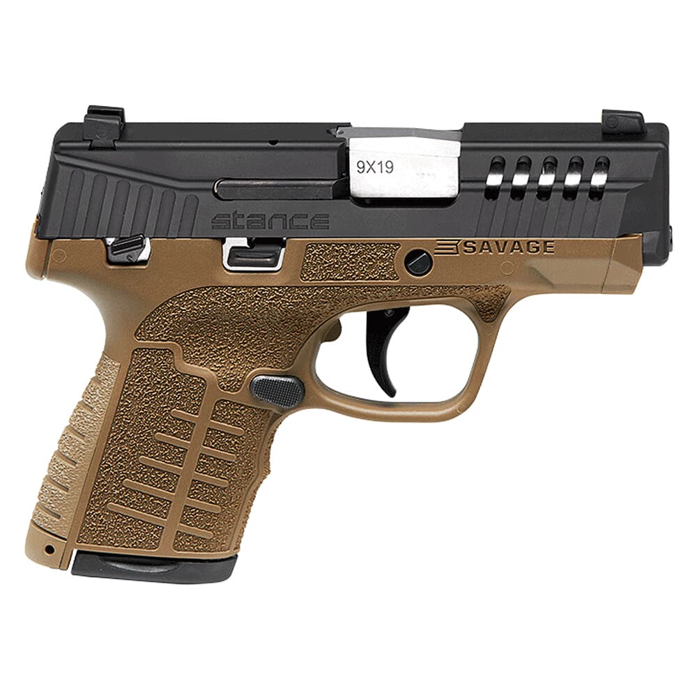 Savage Arms Stance MC9MS 9mm 3.2" 1:10" Bbl FDE Semi-Auto Pistol w ...