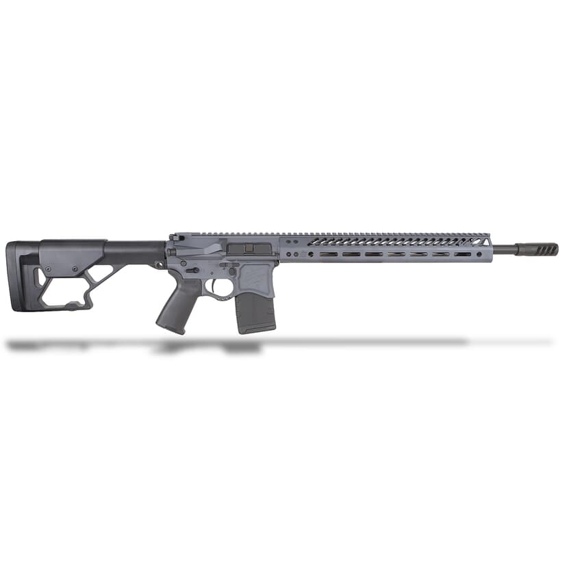 Seekins Precision DMR .223 Wylde 18" 1:8" 1/2"x28 TPI Bbl Sniper Grey Rifle 0011300097-SGY For ...