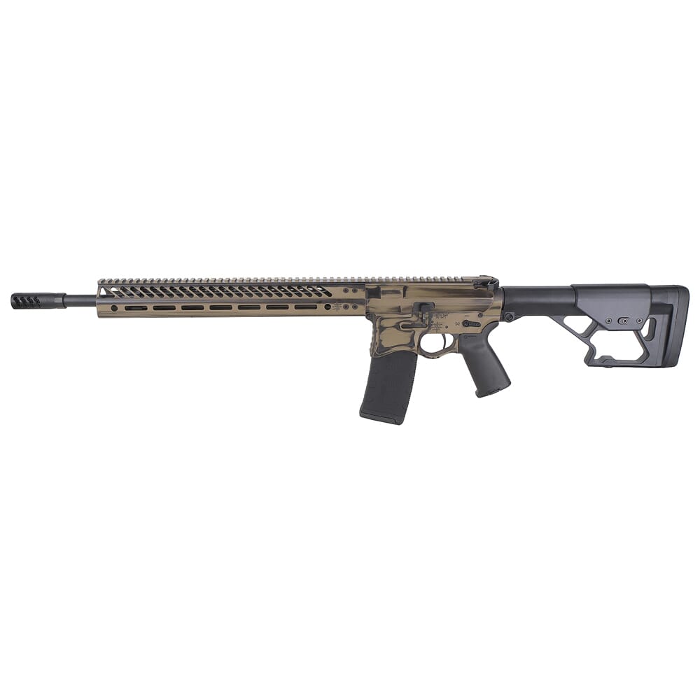 Seekins Precision DMR 6mm ARC 18" 1:8" 1/2"x28 TPI Bbl Battle Worn FDE Rifle 0011300117-F-FDE-BW ...