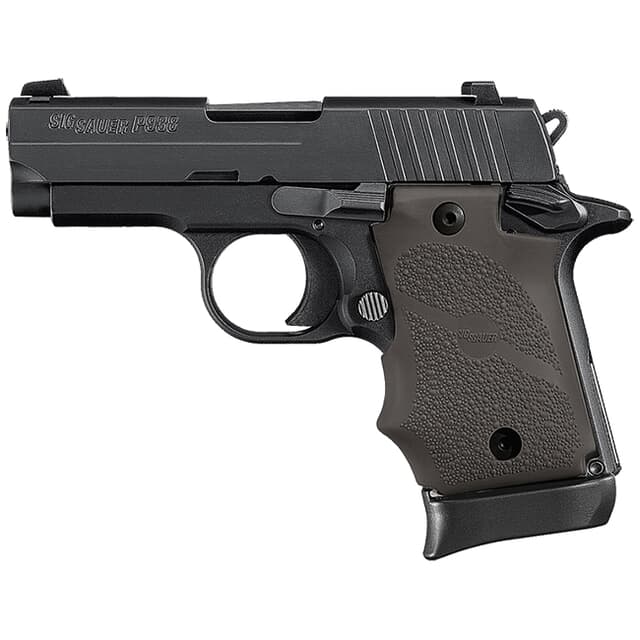 Sig Sauer P938 Ghost 9mm 3" Nitron and Black Rubber Grip Gray 7rd Mag ...