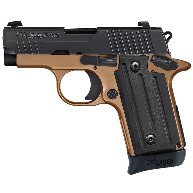 Sig Sauer P238 Copperhead .380 ACP 2.7" Nitron and Coyote (1) 7rd Mag ...