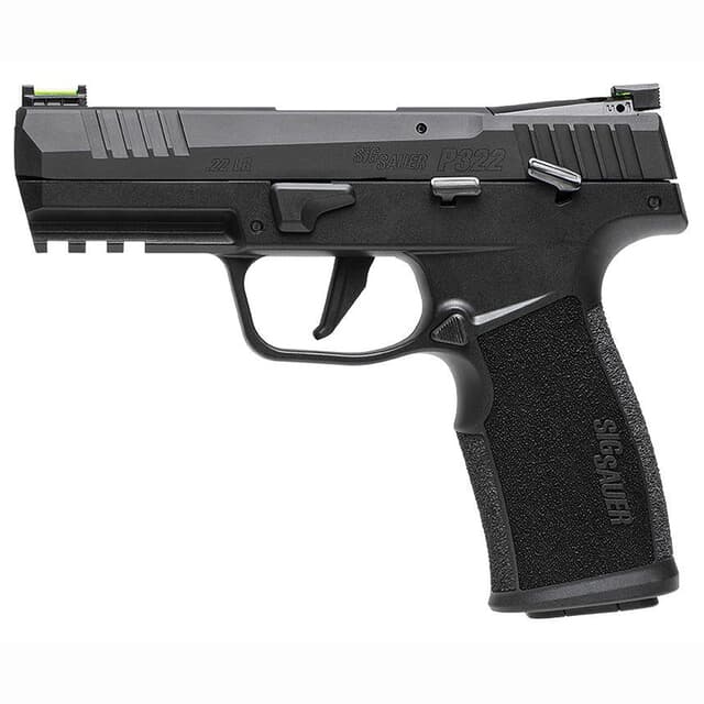Sig Sauer P322 .22 LR 4" Bbl Optics Ready Manual Safety SAO Pistol w/(2 ...
