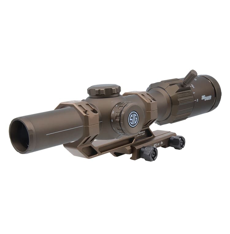 Sig Sauer TANGO-MSR 1-6x24mm Illum BDC6 SFP Coyote Tan Riflescope w ...