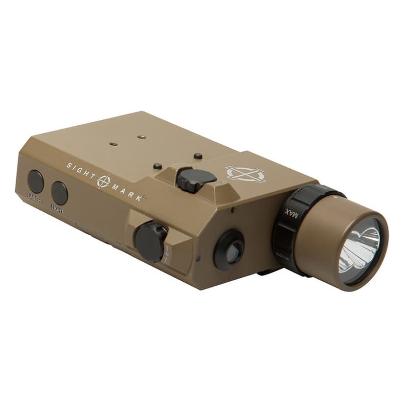 Sightmark LoPro Combo Flashlight (Visible and IR) and Green Laser Sight ...