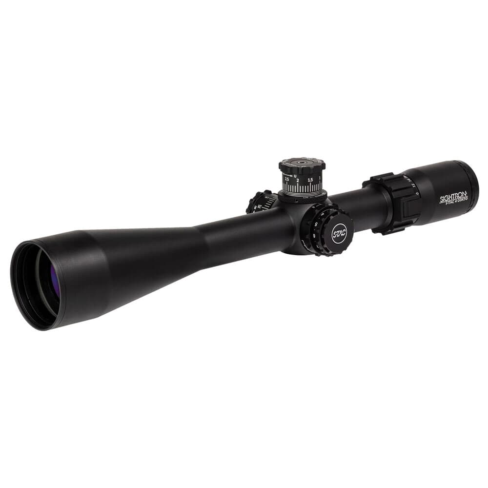 Sightron S-TAC 4-20x50 FFP Zero Stop Illuminated MH-4 Riflescope 26016 ...