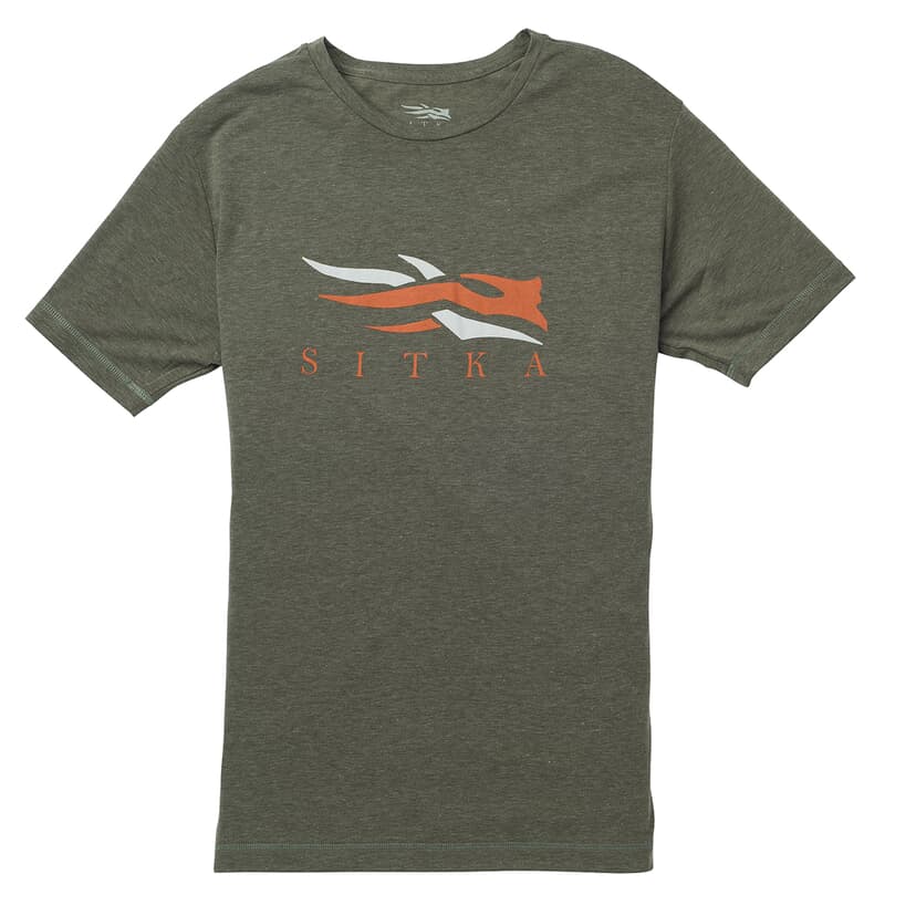 Sitka Sitka Logo Tee SS Deep Olive Heather XX Large 20092-DZ-XXL For ...
