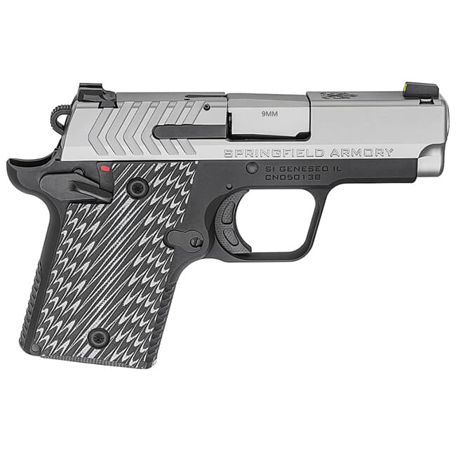 Springfield Armory 911 9mm 3" Stainless Pistol (w/ 2 magazines) PG9119S ...