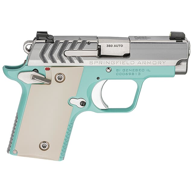 Springfield Armory 911 .380 ACP Vintage Blue / Stainless Pistol (w/ 2 ...