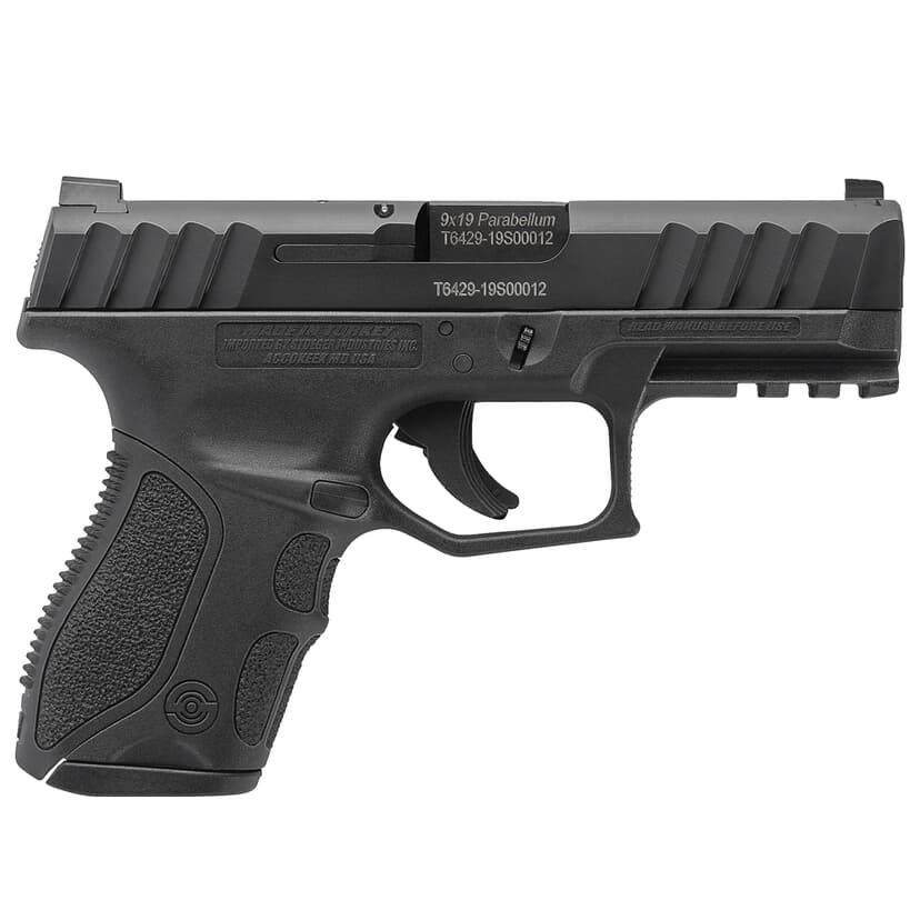 Stoeger STR-9C Compact 9mm Black Pistol w/ (1) 10Rd Mag & Med ...