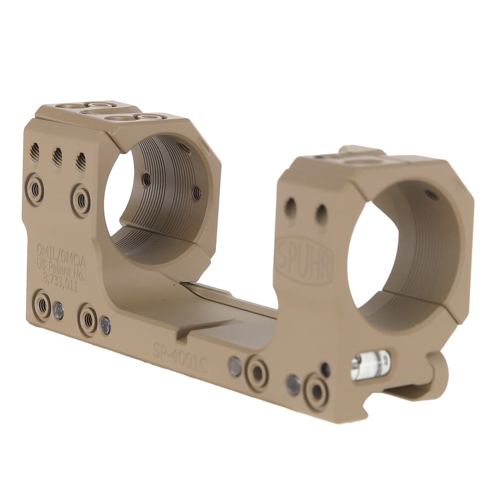 Spuhr Unimount 34mm 0MIL/0MOA 1.18" Gen 3 Picatinny FDE Scope Mount SP ...