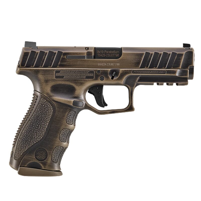Stoeger STR-9 Mid-Size 9mm Distressed FDE 15+1 Striker-Fired Pistol w ...