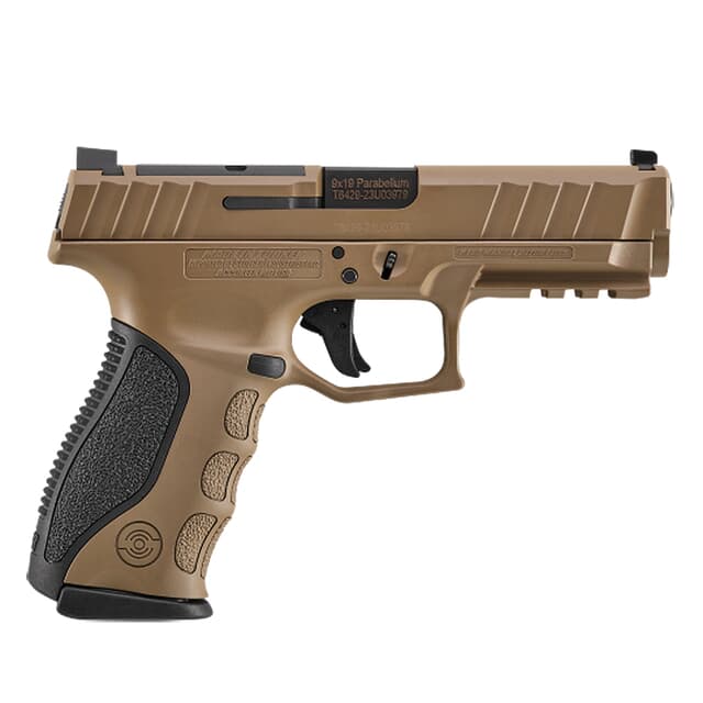 Stoeger STR-9 Mid-Size 9mm FDE 15+1 Striker-Fired Optic Ready Pistol w ...