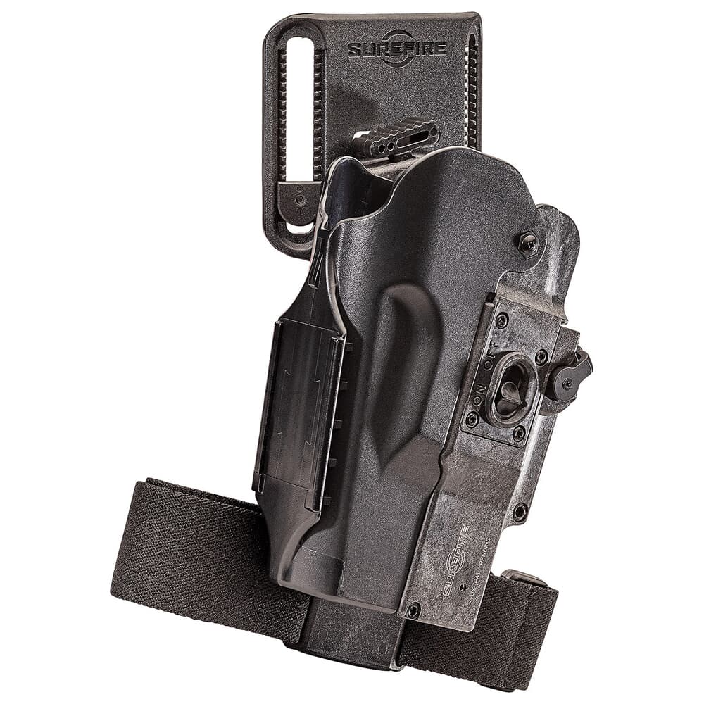 SureFire MasterFire Pro Rapid Deploy Left Hand Black Holster w/Cover ...