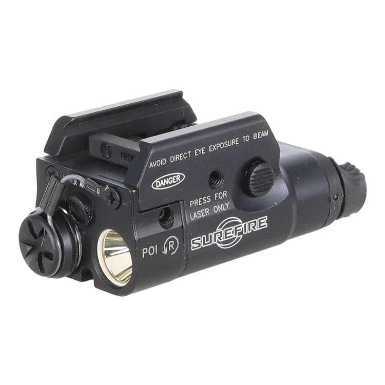 SureFire XC2-B Ultra-Compact 300 LU Pistol Light w/635nM Red Laser & T ...