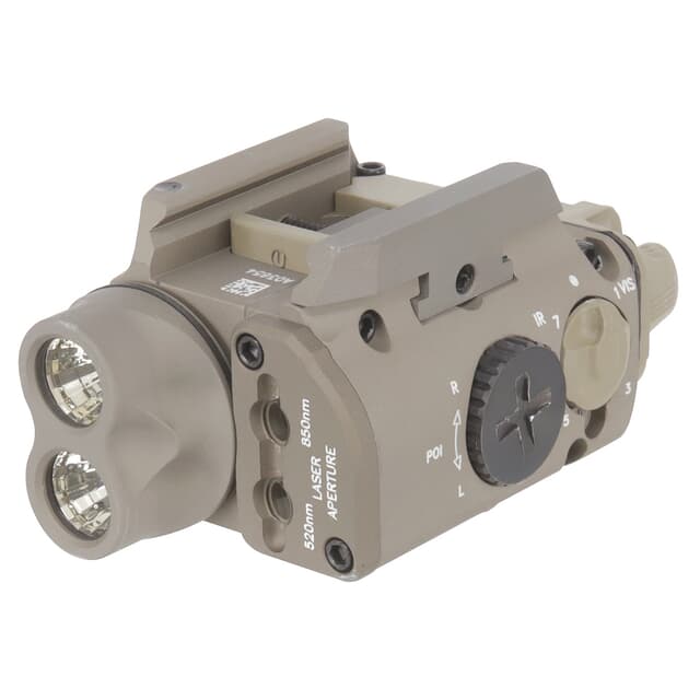 SureFire XVL2-IRC 400 LU/300mW IR Tan WeaponLight w/ 520nm Class IIIa ...