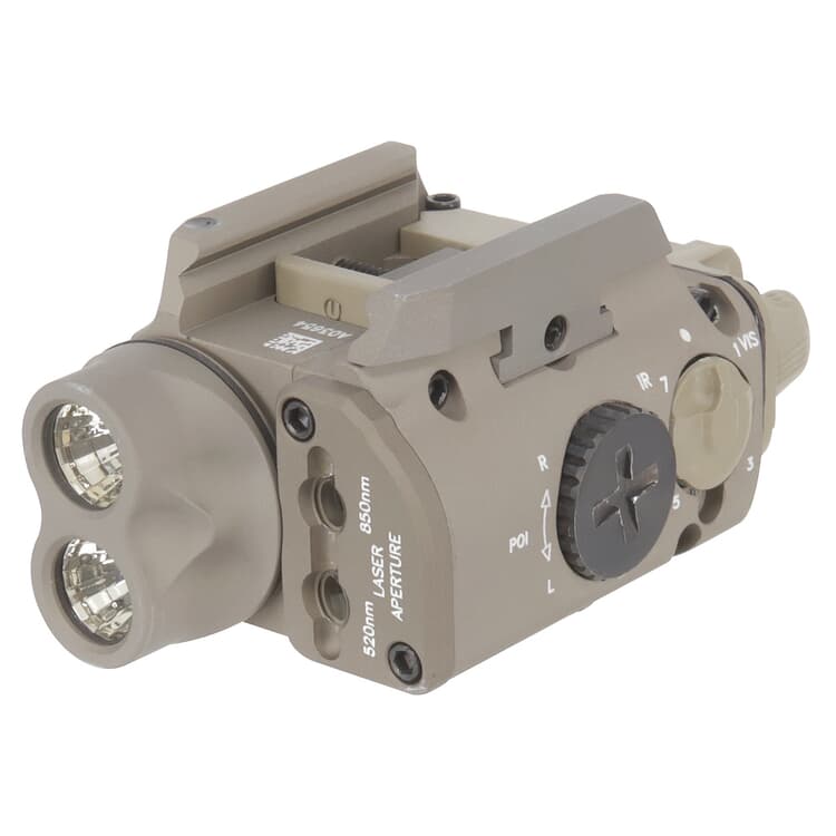 SureFire XVL2-IRC 400 LU/300mW IR Tan WeaponLight w/ 520nm Class IIIa ...