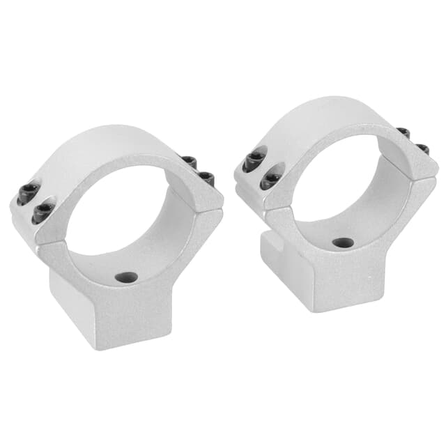 Talley 30mm Tikka T3/T3X Med Silver Alloy Lt. Wt. Ring Base Combo ...